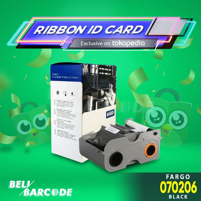 Jual Ribbon 070206 DTC1250ID Fargo Tinta Hitam Printer ID Card Black ...