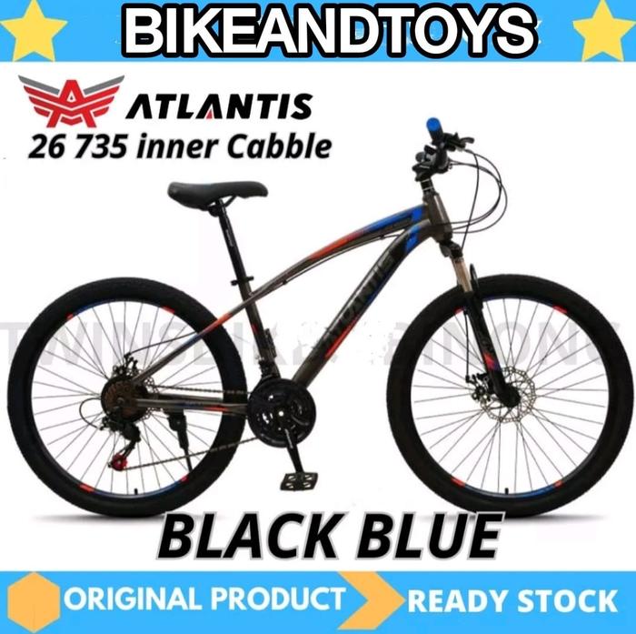 Jual Sepeda Gunung Atlantis MTB AT MT 26" 69G - 26-BlackBlue - Jakarta ...