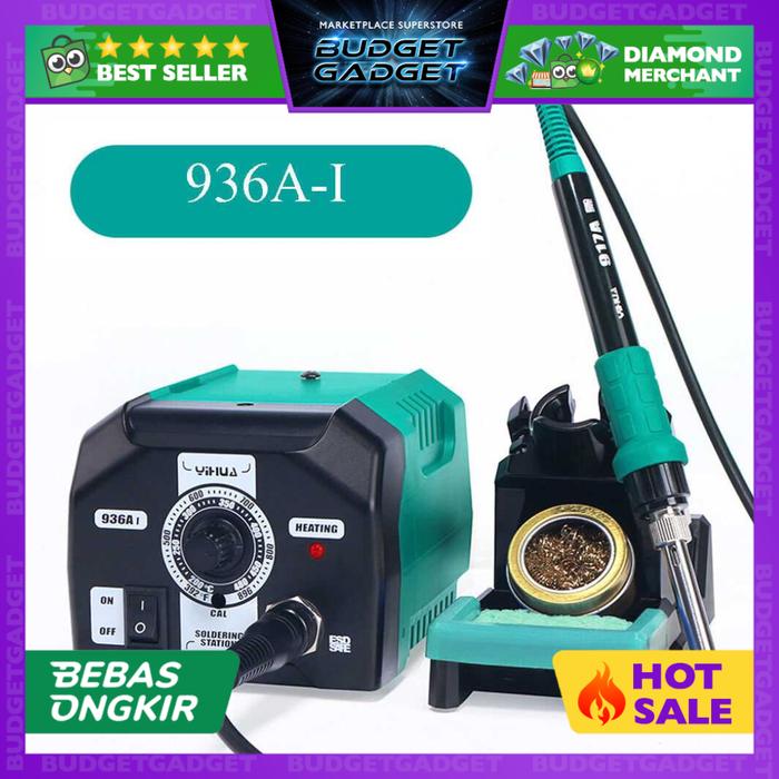 Jual Solder Station Electric Adjustable Temperature Anti-Static 40W 936A I - Jakarta Barat ...