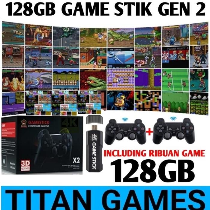 Jual HD 4K Gen 2 Game Stick GEN 2 TV Retro Game Controller Gamepad ...