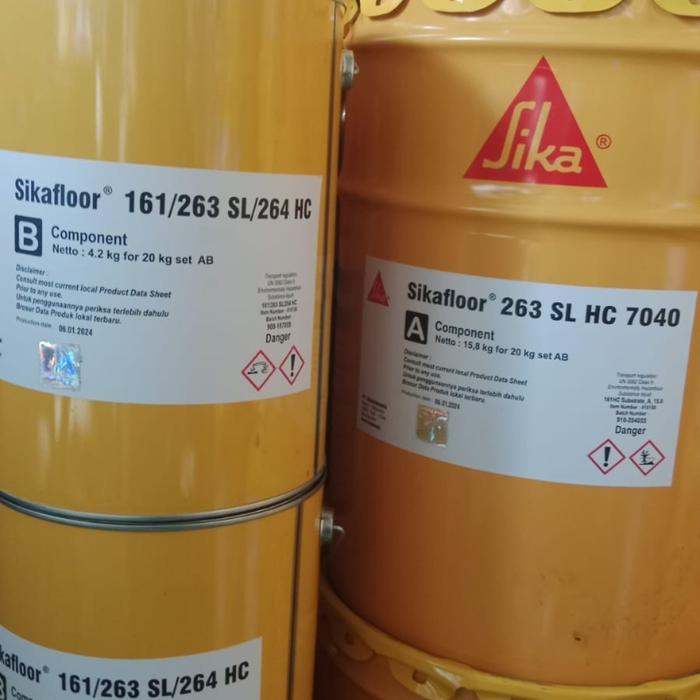 Jual sikafloor 263 SL HC RAL 7040 epoxy lantai produk sika@2K - Jakarta ...