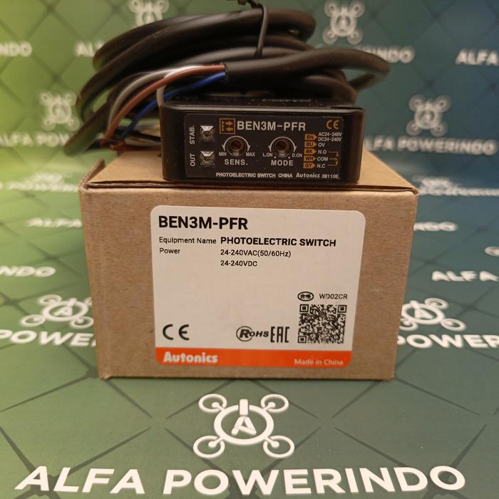 Jual Autonics BEN3M-PFR Photo Sensor Retro Reflective - Jakarta Selatan - Alfa Powerindo | Tokopedia
