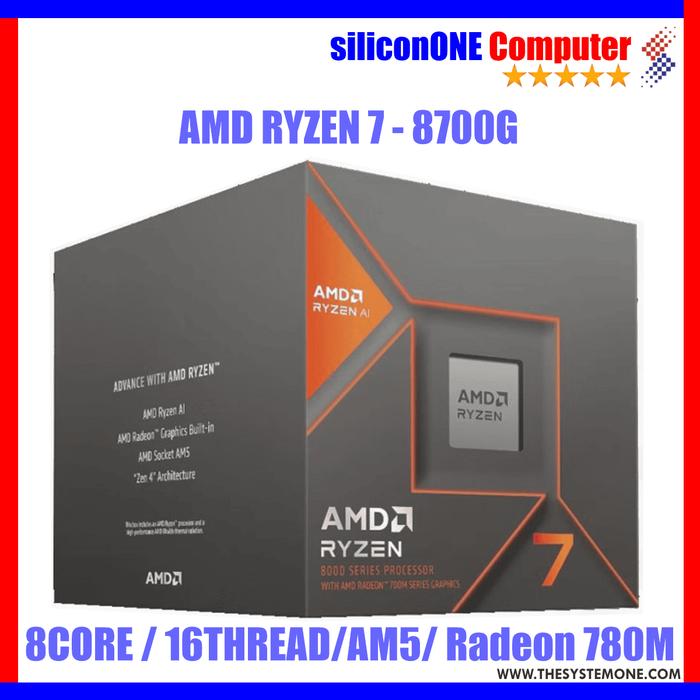Jual AMD RYZEN 7 - 8700G Processor BOX AM5 Radeon 780M - Kota Bandung ...