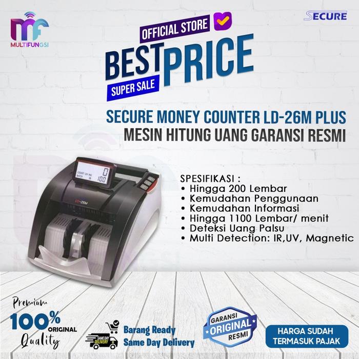 Jual Secure Money Counter Ld-26m Plus/mesin Hitung Uang Ld26m Garansi Resmi Di Seller Noelle ...