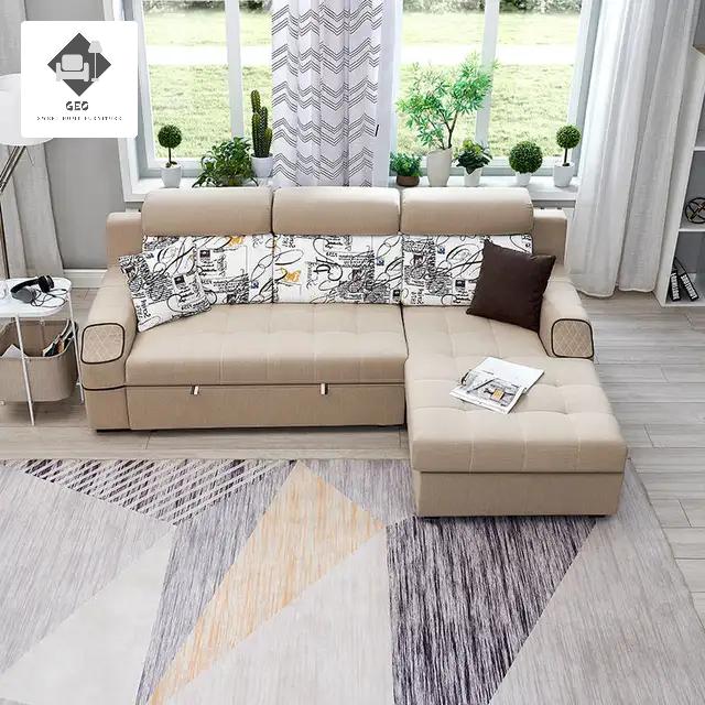 Jual sofa L bed ruang tamu serba guna - Kota Bekasi - Geo Sofa | Tokopedia