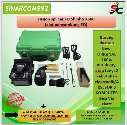 Jual Fusion splicer FO Shinho X500 (alat penyambung FO) - Jakarta Pusat ...