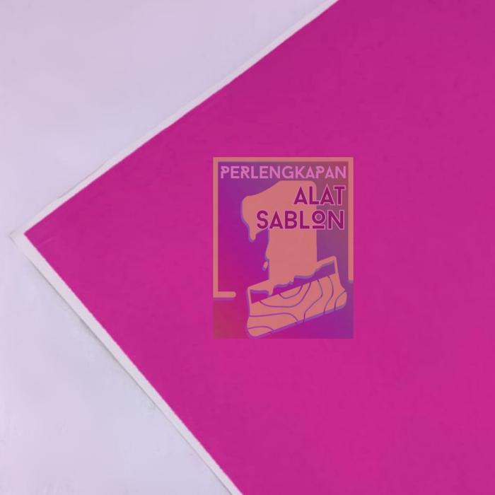 Jual KERTAS FLOCKING BELUDRU LEMBARAN SABLON UKURAN A3 - pink - Jakarta ...