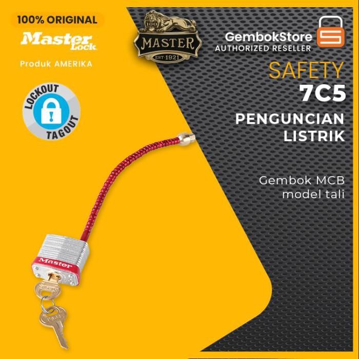 Jual Master Lock Safety 7C5RED Circuit Breaker Compact Padlock KD6 ...