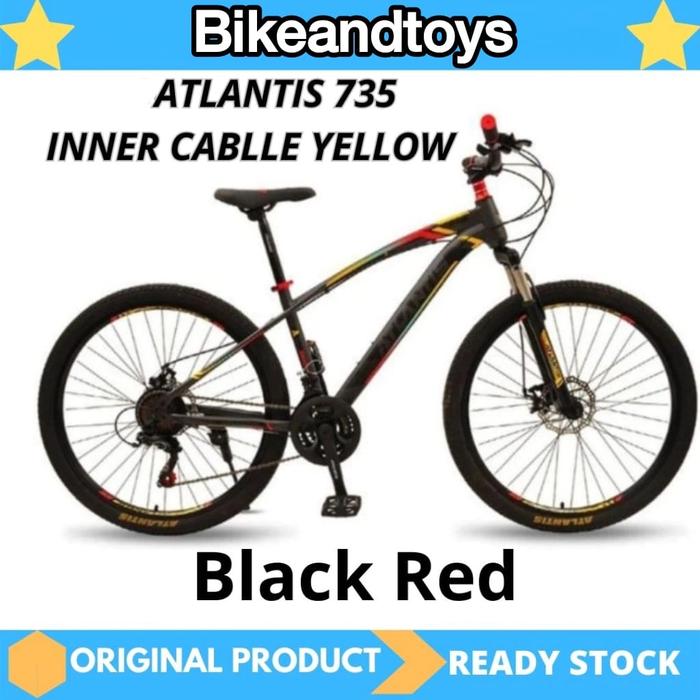 Jual Sepeda Gunung Atlantis MTB AT MT 26" 69G - 26-BlackRedGold ...