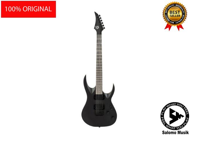 Promo Gitar Elektrik Solar AB4 6CE Carbon Black Matte 6 String Original ...