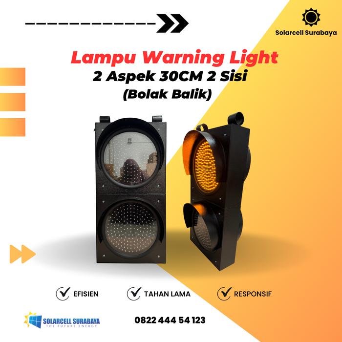 Jual Lampu Warning Light LED 2 Aspek 30cm 2 Sisi Bolak Balik - Kota ...