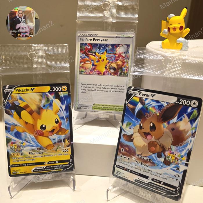 Jual Pikachu V Eevee v Fanfare Perayaan kartu promo pokemon festival - Jakarta Selatan - Mainan2 ...