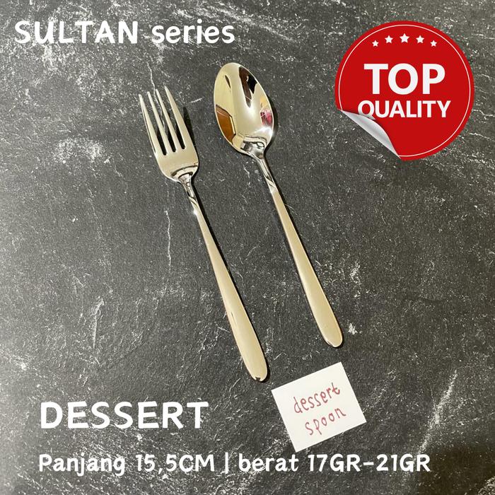Jual Sendok Garpu Stainless Tebal Shiny Premium Hotel Resto SULTAN ...