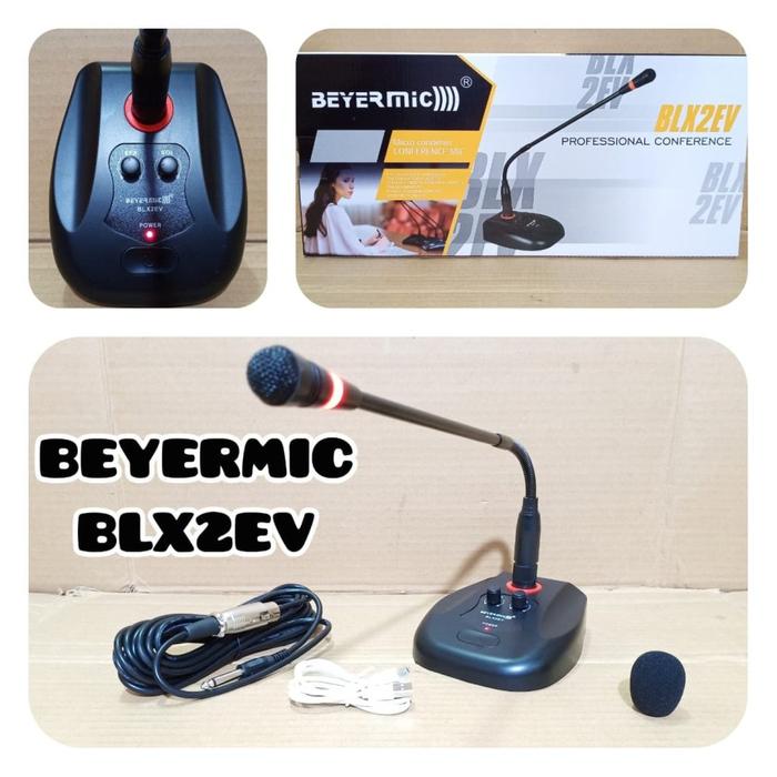 Jual Mic Meja BEYERMIC BLX2EV / BLX 2 EV Mic Podium pidato Volume ...