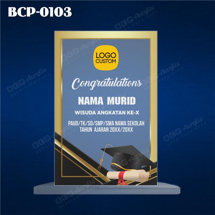 Jual PLAKAT WISUDA,PLAKAT KELULUSAN PLAKAT GRADUATION PIALA WISUDA BCP ...