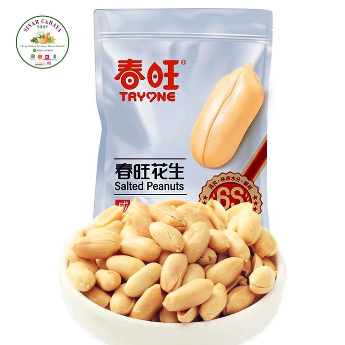 Jual Chun Wang Hua Sheng Salted Peanuts 1kg Kacang Tanah Garam ...