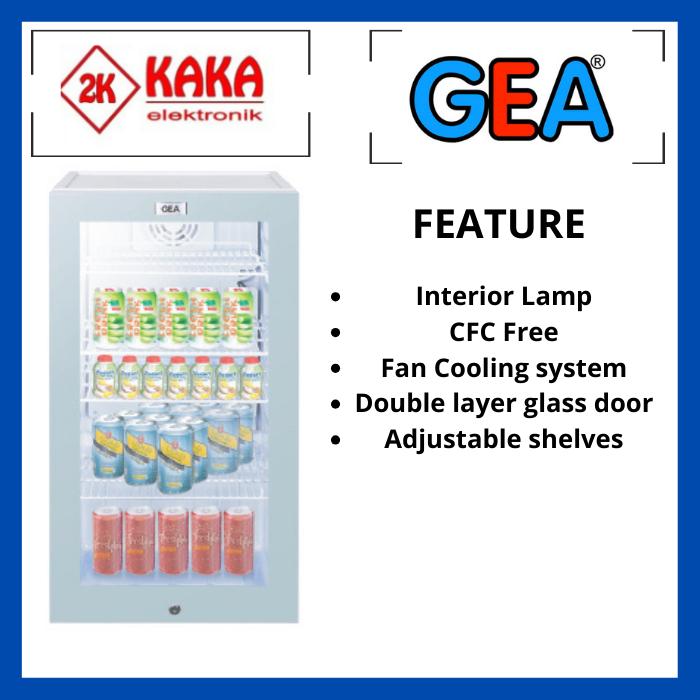 Jual GEA EXPO 90FD DISPLAY COOLER KULKAS MINI SHOWCASE DRINK COOL ...