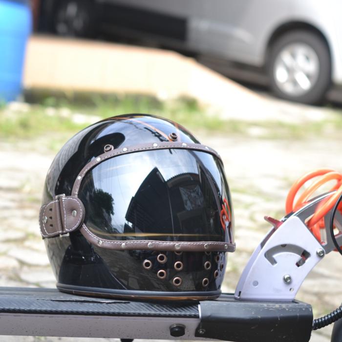 Promo Helm retro gringgo ruby premium dengan goggle sni caferacer mr ...