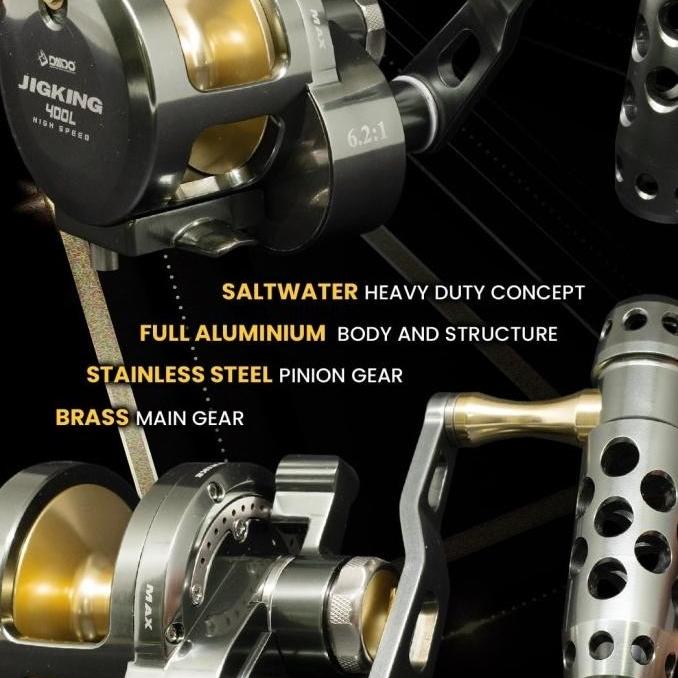 Jual Reel Daido Jigking Overhead Highspeed Metal Body 200l 300l & 400l Mbp Di Seller Gd Id ...