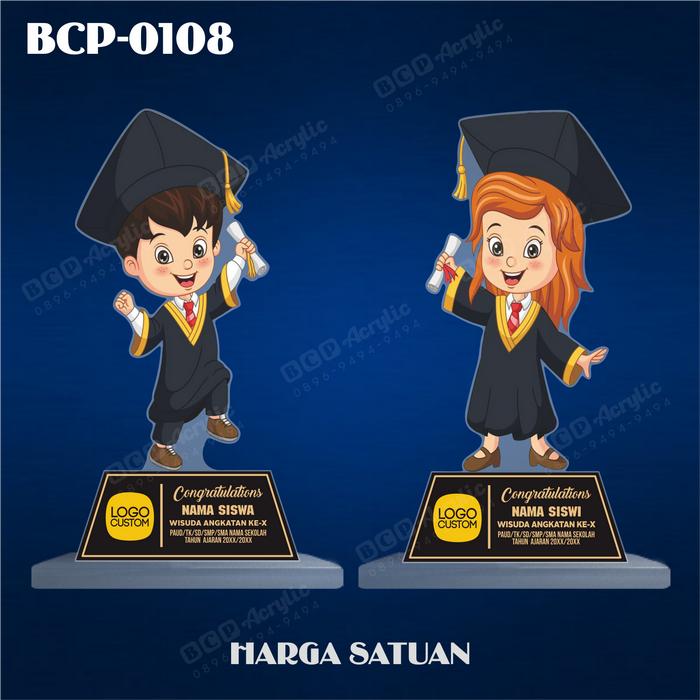Jual PLAKAT WISUDA,PLAKAT KELULUSAN PLAKAT GRADUATION PIALA WISUDA BCP ...