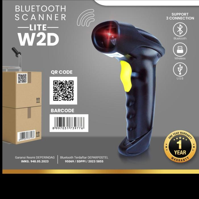 Jual Barcode Scanner 2D Blueprint Lite W2D Auto Scan USB+BT+Wireless ...