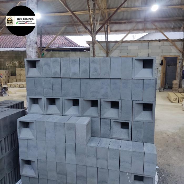 Jual Roster beton minimalis motif Comando loster beton - Abu, 20x20 ...
