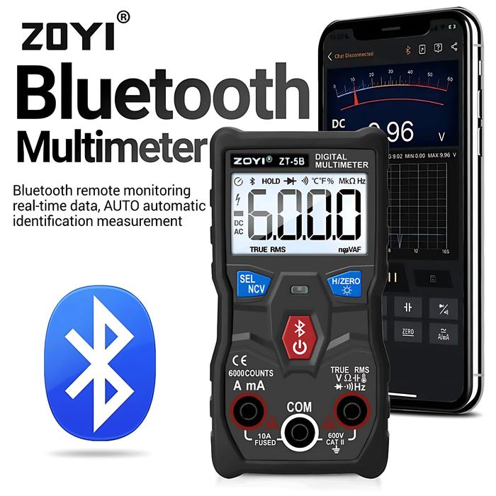Jual Zoyi ZT-5B Smart Avometer Multitester Multimeter 60MQ 6000uf HZ AC ...