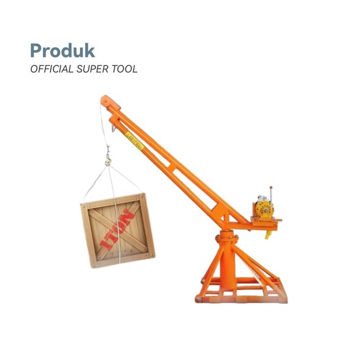Jual Derek Listrik Mini Crane 1 Ton Alat pengangkut kapasitas 1000 Kg - 500 Kg - Jakarta Utara ...