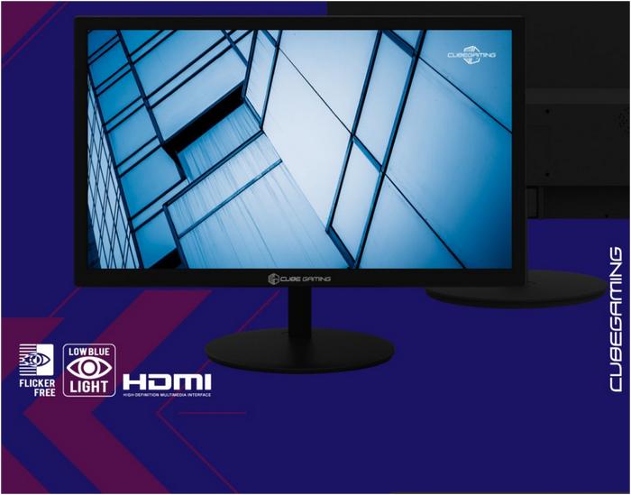 Promo CUBE GAMING CORNEA 18.5" F18HT VGA & HDMI 75Hz Monitor Cicil 0% ...