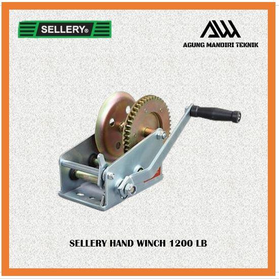 Jual Sellery Hand Winch 1200LB Kerekan Katrol Tangan Kerekan Sling ...