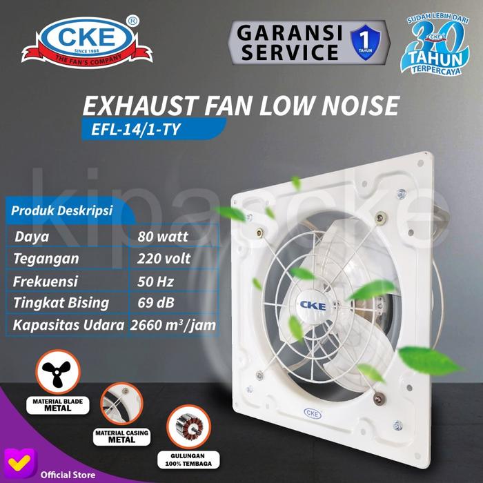Jual Exhaust Fan Dinding Low Noise 14 Inch Industrial Fan Heavy Duty ...