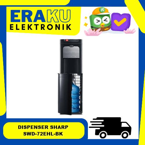 Jual SHARP DISPENSER SWD-72EHL-BK GALON BAWAH SWD72EHLBK HITAM ...