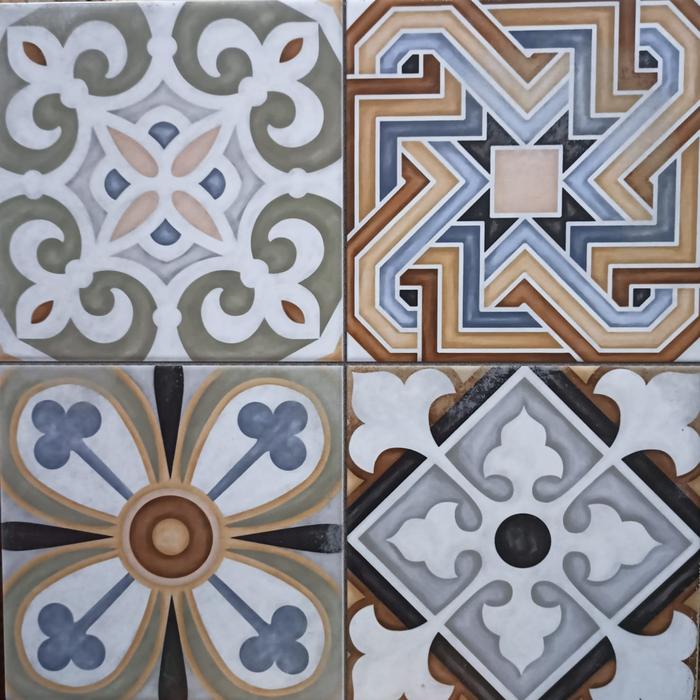 Jual Keramik Lantai 50x50 Motif Batik / Keramik Motif Batik / Tegel ...