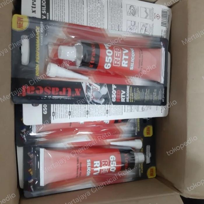 Jual Xtraseal Red Rtv Silicone Sealant High Temp 650 F - Jakarta Barat ...