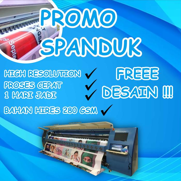 Jual CETAK BANNER / CETAK SPANDUK TERMURAH / CUSTOM SPANDUK / FREE ...