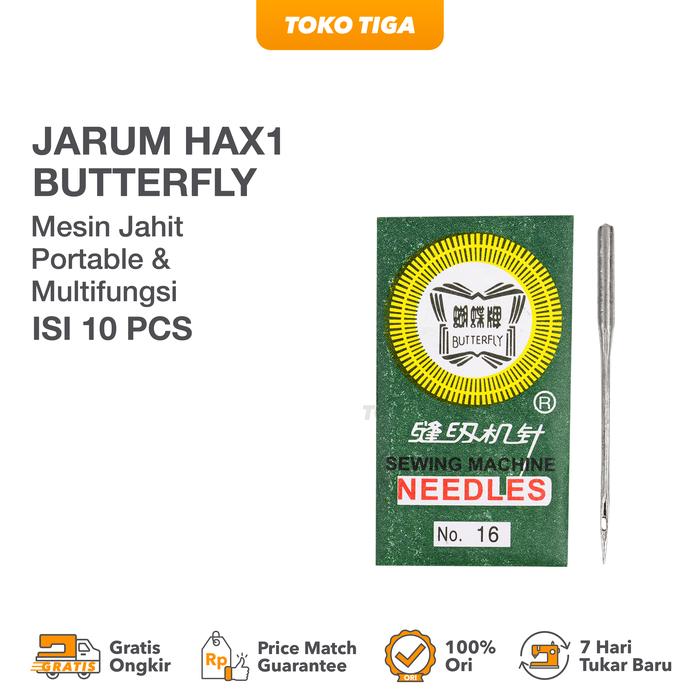 Jual Jarum Mesin Jahit Merk BUTTERFLY (Portable & Multifungsi) - 13 ...