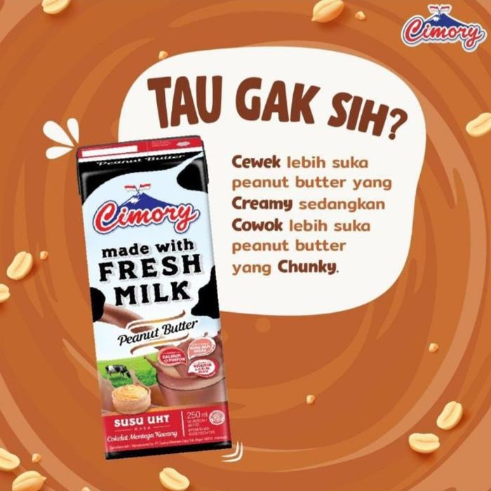 Jual Cimory UHT Fresh Milk Peanut Butter 250ml - Kab. Bogor - susu ...