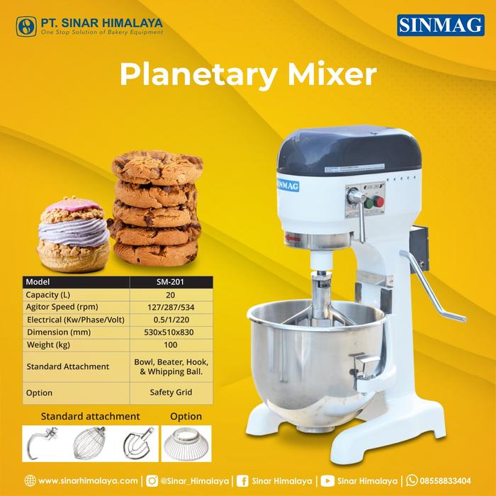 Jual SM-201 SINMAG Planetary Mixer 20 Liter - Jakarta Pusat - Sinar Himalaya | Tokopedia