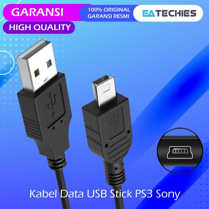 Jual Kabel PS3 / USB Charger Cas / Kabel Data Dualshock 3 DS3 ORI ...