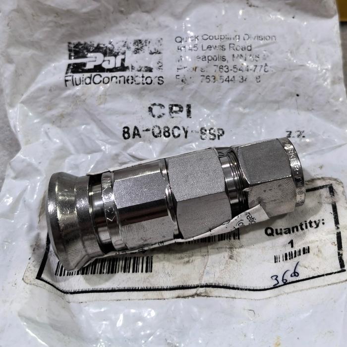 Jual Quick Coupler Body 1/2 OD SS316 750PSI CPI Alok Parker 8A-Q8CY-SSP ...