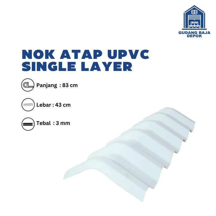 Jual Nok / Talangan Atap UPVC Fuji Alderon Tipe V Single Layer - Kota ...