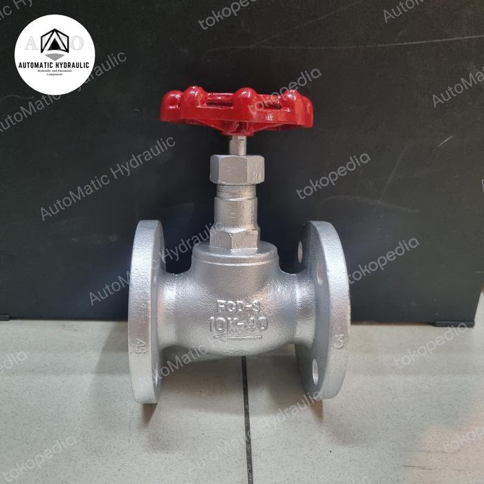 Jual GLOBE VALVE KITZ 1-1/2"INCH JIS 10K DN40 FCD-S/ CAST IRON ...