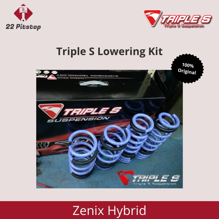 Jual Lowering Kit Triple S Toyota Innova Zenix Hybrid - Jakarta Utara ...