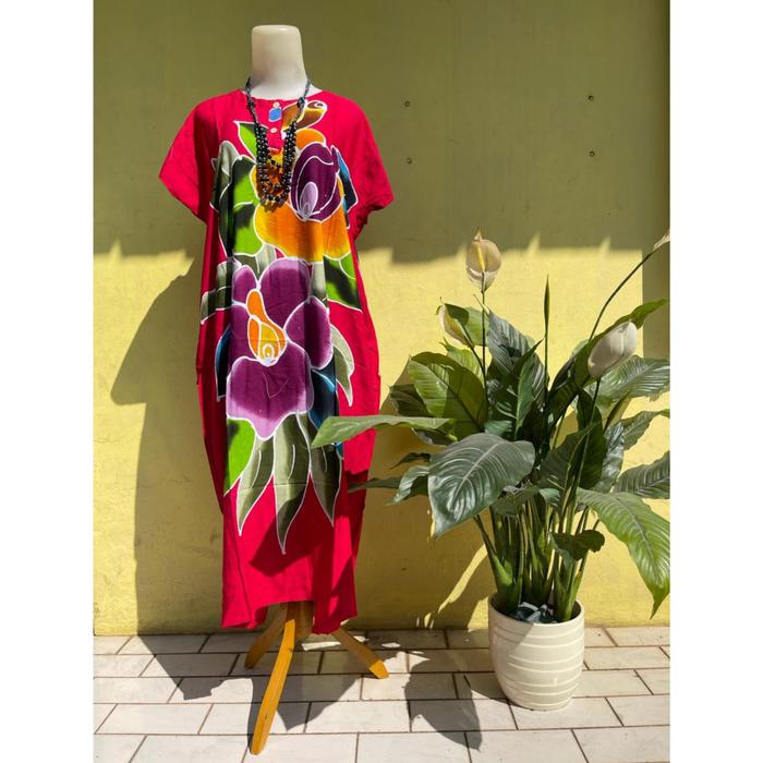 Jual Daster lukis jumbo/daster busui/daster katun rayon/daster adem ...