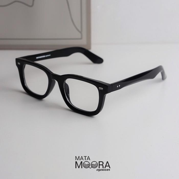 Jual Kacamata Frame Tebal Tipe Maverick Semi Bold Skiny Lensa Bening ...