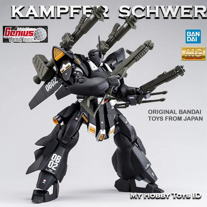 Jual Action Figure Robot Gundam Bandai Premium Kampfer Schwer Gunpla MG ...