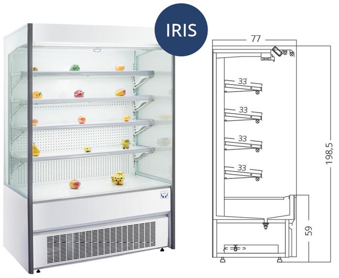 Jual Gea IRIS-250 Multideck Opened Chiller / Chiller Terbuka Supermarket - Jakarta Timur ...