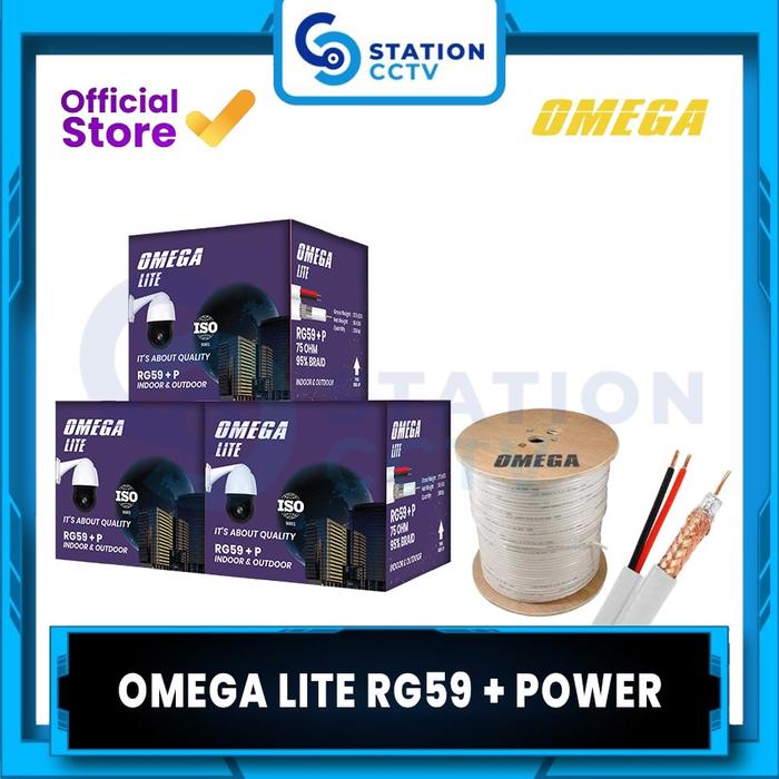 Promo Kabel CCTV Omega RG59 300M / Kabel Coaxial RG59 Omega 300M Cicil ...