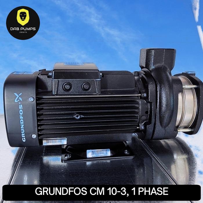 Jual Pompa booster / dorong besar GRUNDFOS CM 10-3, 1 Phase - Jakarta ...