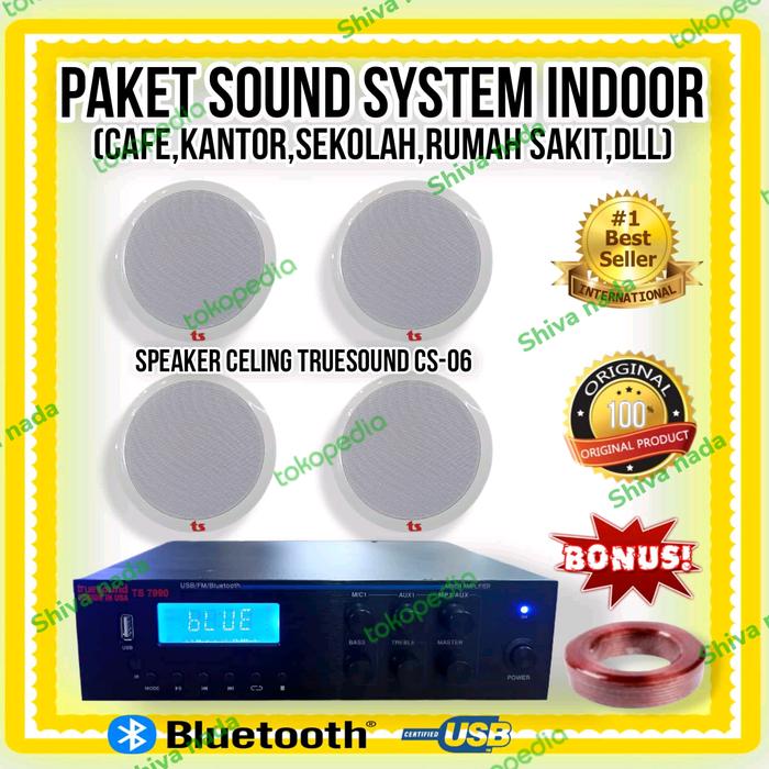 Jual Paket Sound System Indoor TrueSound (cafe,resto, sekolah dll ...